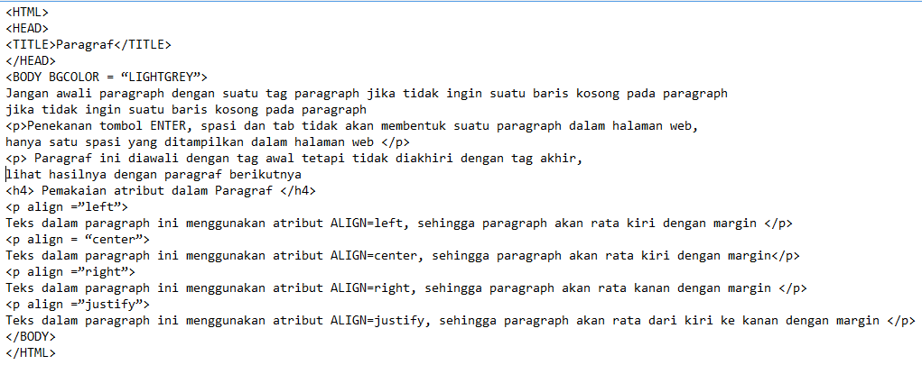 Pengertian dan Fungsi Tag HTML beserta contoh kasusnya