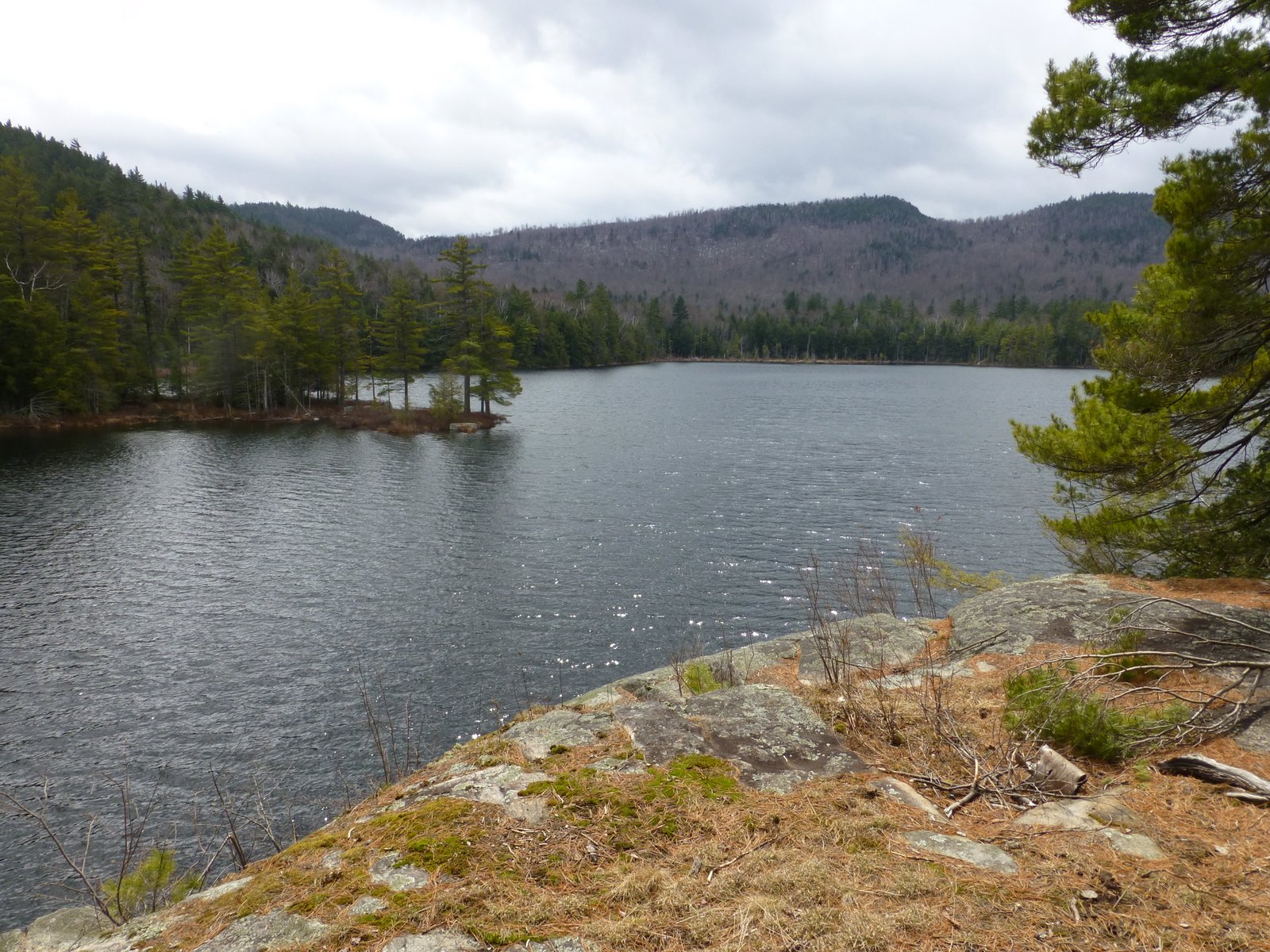 Off on Adventure: Moose Mountain Pond, Bald Pate & Owl Pate - 4/19/13
