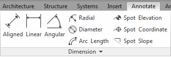 Revit Architecture 2013 Essential: Dimension - Annotation