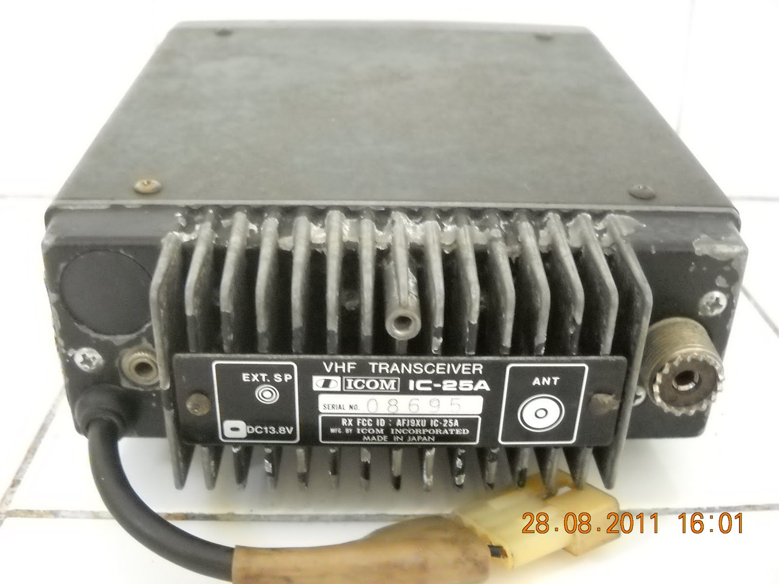 Sinar Agung ( Y C 2 V D I ): RIG ICOM 25A ( TERJUAL BOGOR )