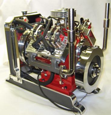 Jerry's Model Engine Plans Blog: "Howell V-Four" SN-002 built by Robert ...