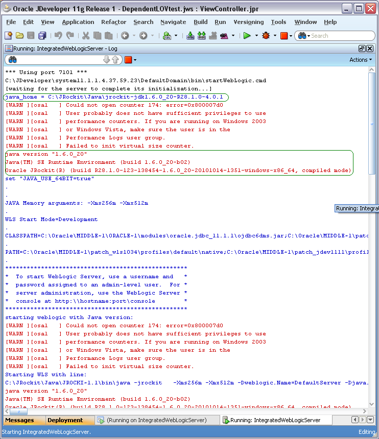 weblogic server with Jrockit. Good for better performance_oracle ...