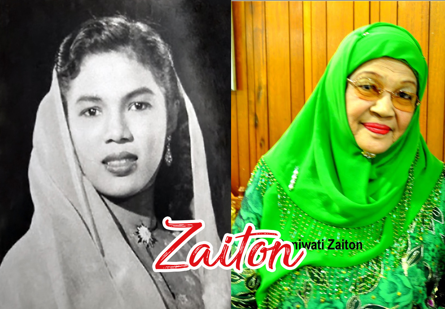 GAMBAR SENIWATI SEMASA MUDA DAN SEKARANG - Kacang Dal