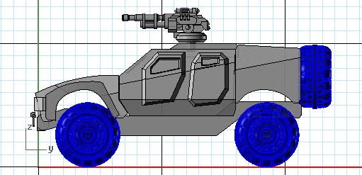 Rebel Comanche MATV, WIP Part 2
