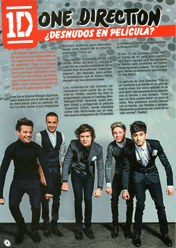One Direction - Perú: revista Zona Joven.