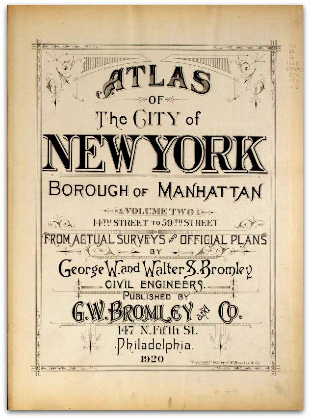 Tudor City Confidential: ARTIFACT: 1920 Manhattan Land Atlas