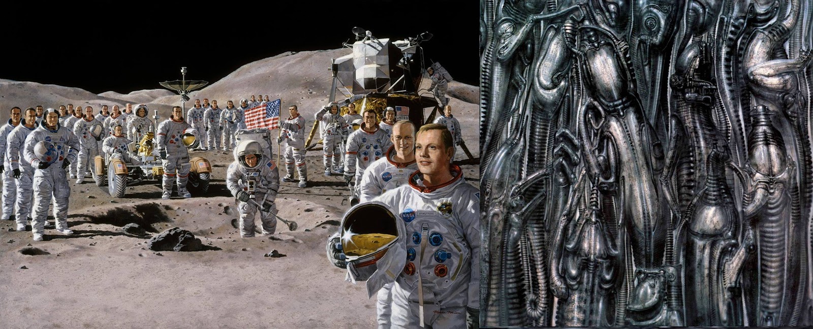 Alien Explorations: HR Giger's Alien Monster II references "Apollo ...