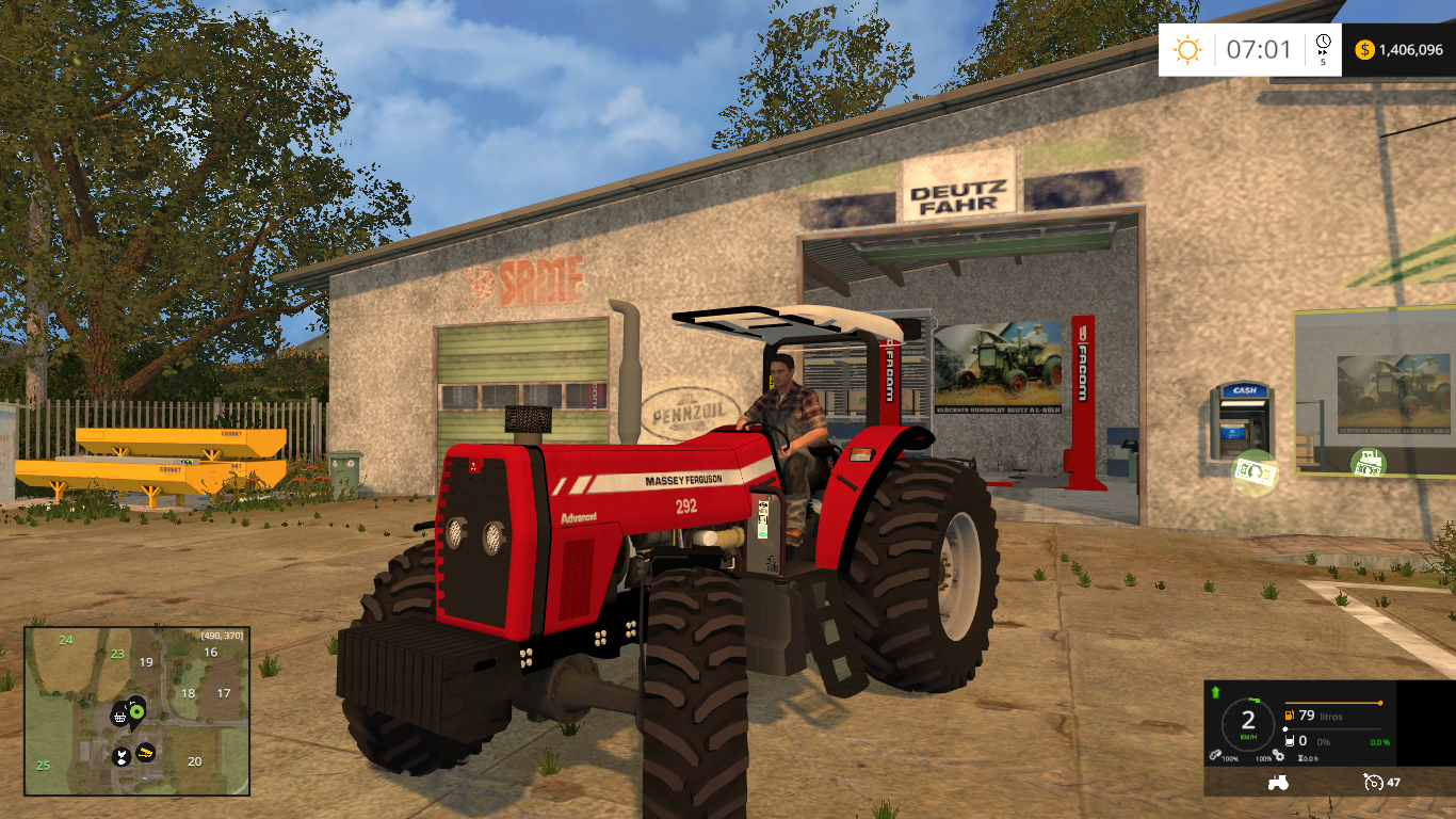 Jader LS Mods: Massey Ferguson 292 Advanced 2010 - FS 15