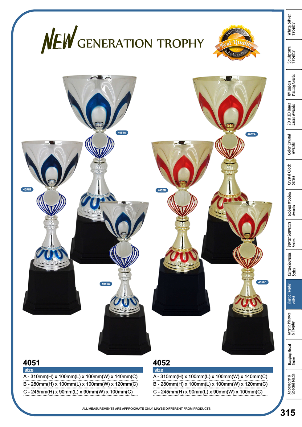 PLASTIC TROPHY | Trophy Supplier | Trophy Malaysia | Plaque Malaysia ...