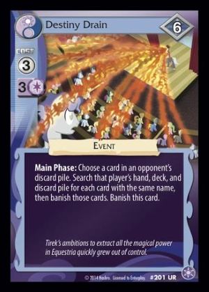 MLP Destiny Drain CCG Cards | MLP Merch