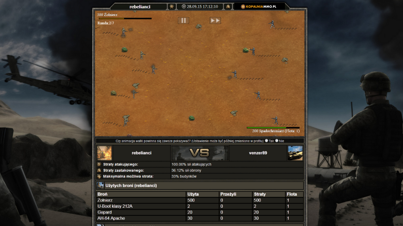 Desert Operations - Wojenna gra strategiczna, po polsku w przeglądarce ...