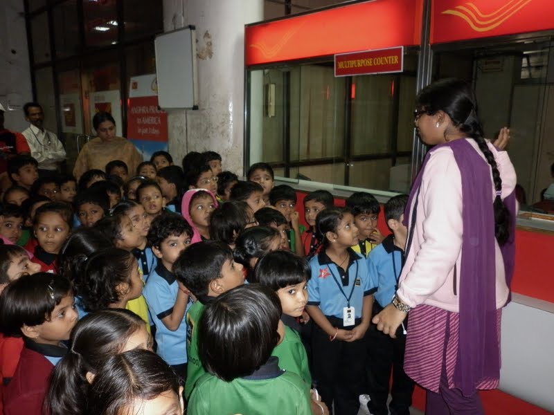 Slate - The School, Abids: Field Trip to GPO - Class I - Abids