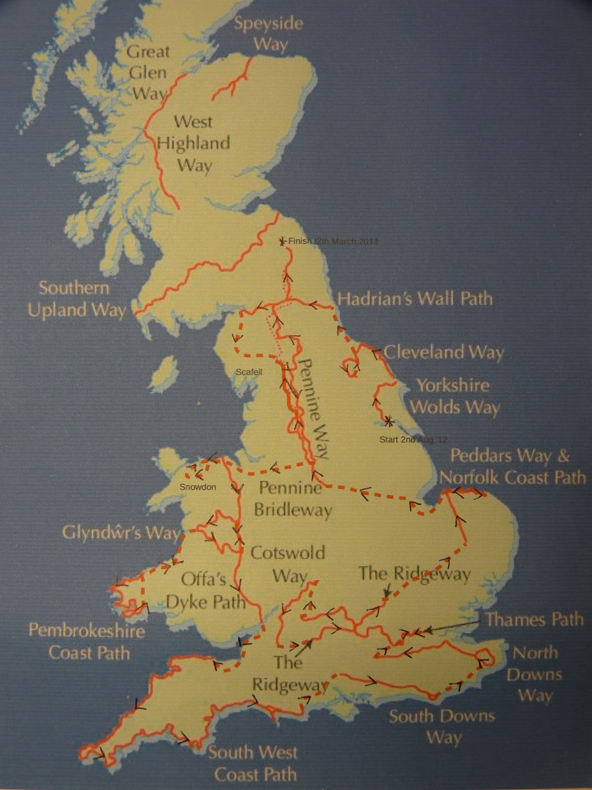 NATIONAL TRAILS WALK 2012/13