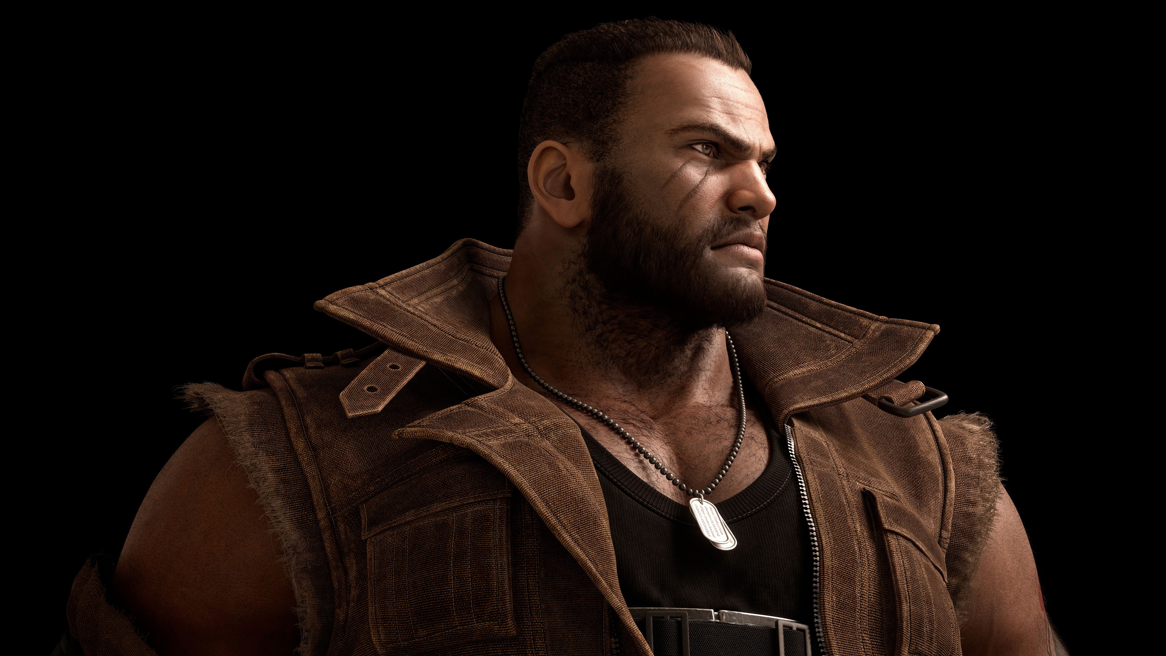 Barret Wallace, Final Fantasy 7 Remake, 8K, #24 Wallpaper PC Desktop
