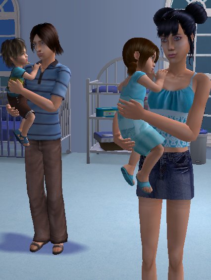 Mimi's Blog: Sims 2 100 Baby Challenge Babies 1-15