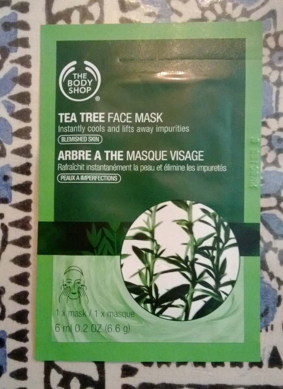The Body Shop Tea Tree Mask, Vitamin E Mask and Vitamin C ...
