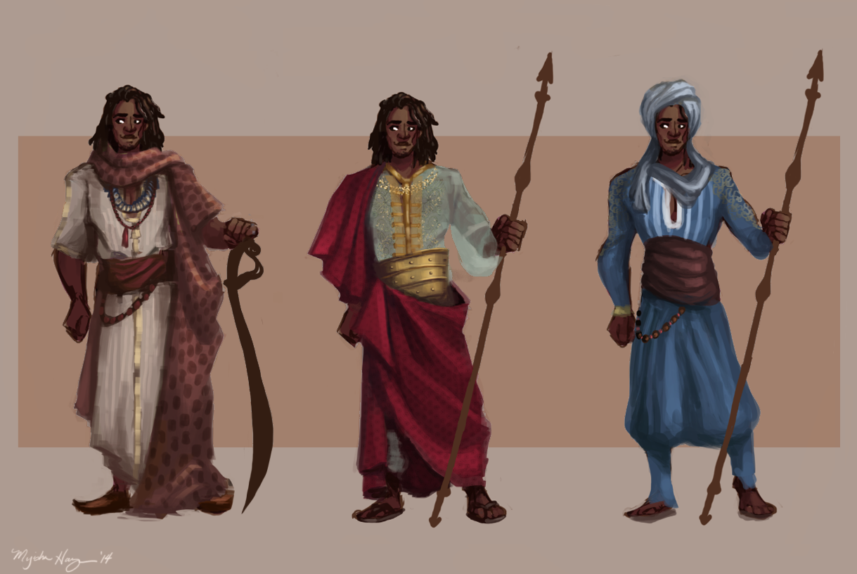 Myisha Haynes' Art Blog: Fantasy Character Designs WIP