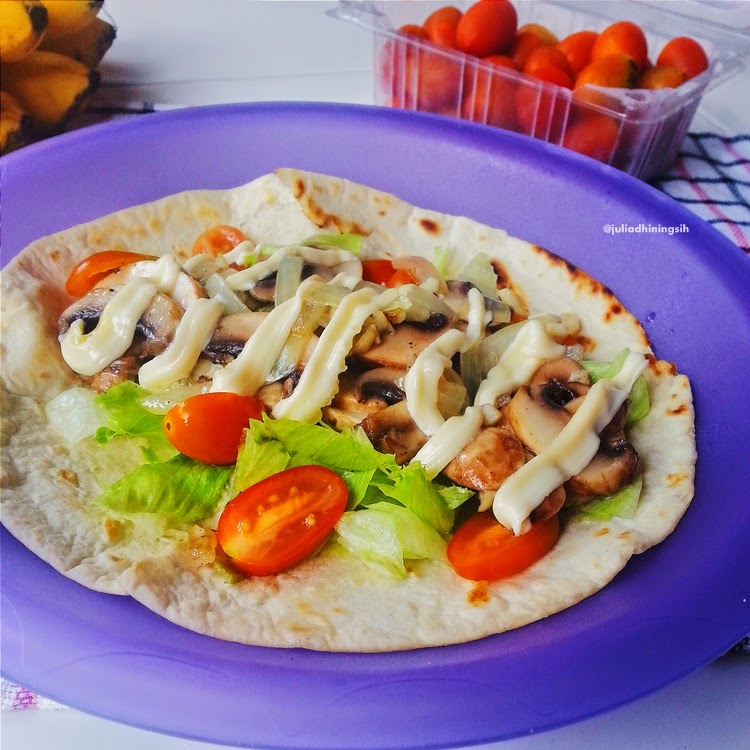 RECIPE : MUSHROOM UNFOLDED WRAP - JDFoodiary