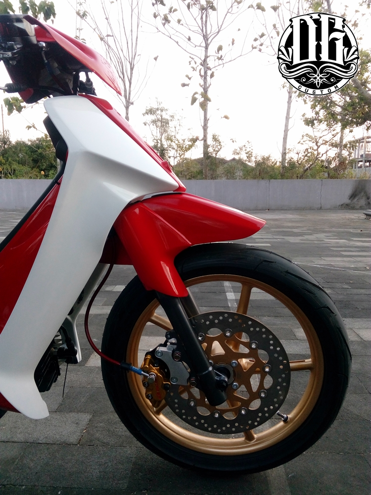 Tangki Knalpot Kustom: Yamaha F1ZR Racing Look (Step 1)