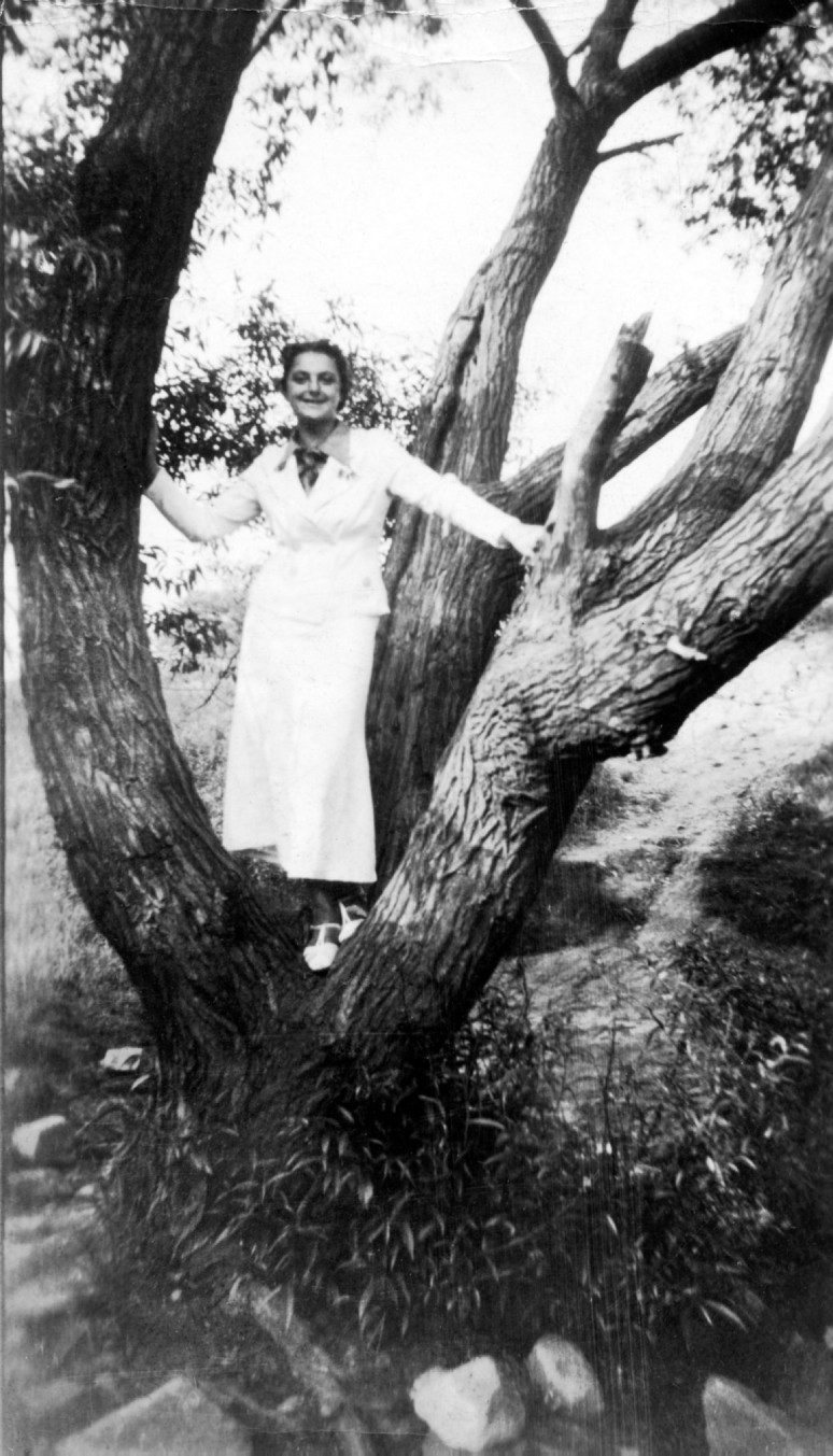 52 Vintage Snapshots Capture Young Women Jauntily Posing in Trees From ...