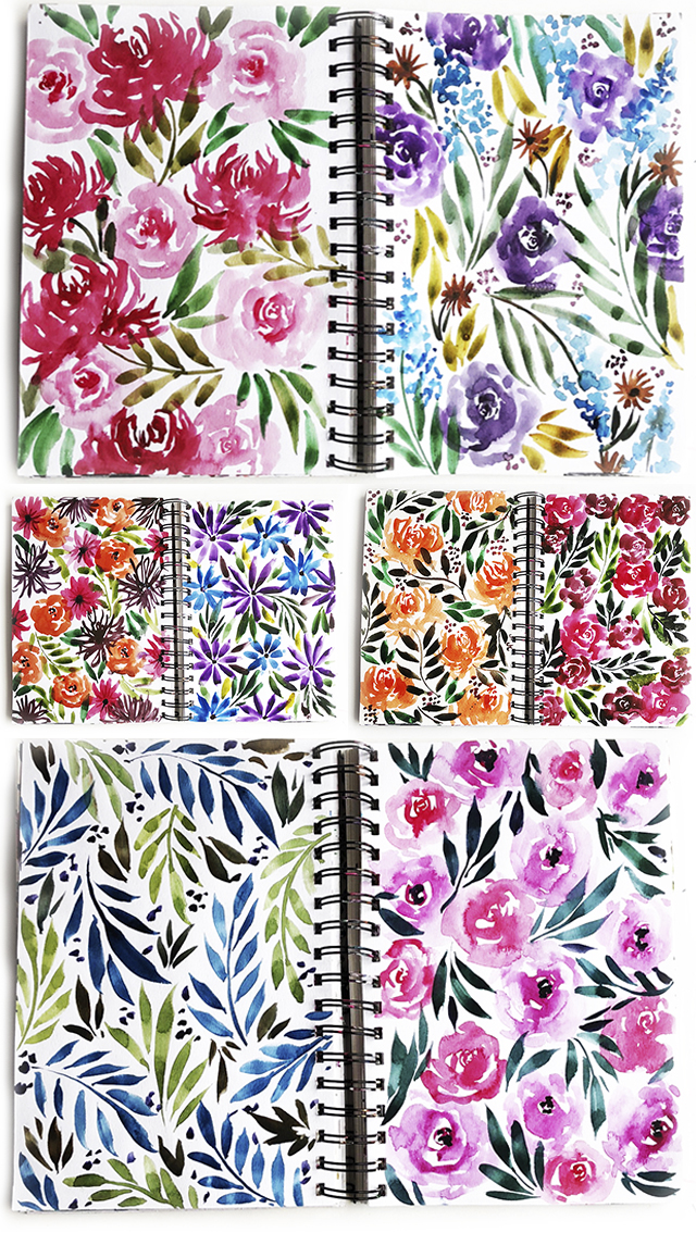 alisaburke: a peek inside my flower journal
