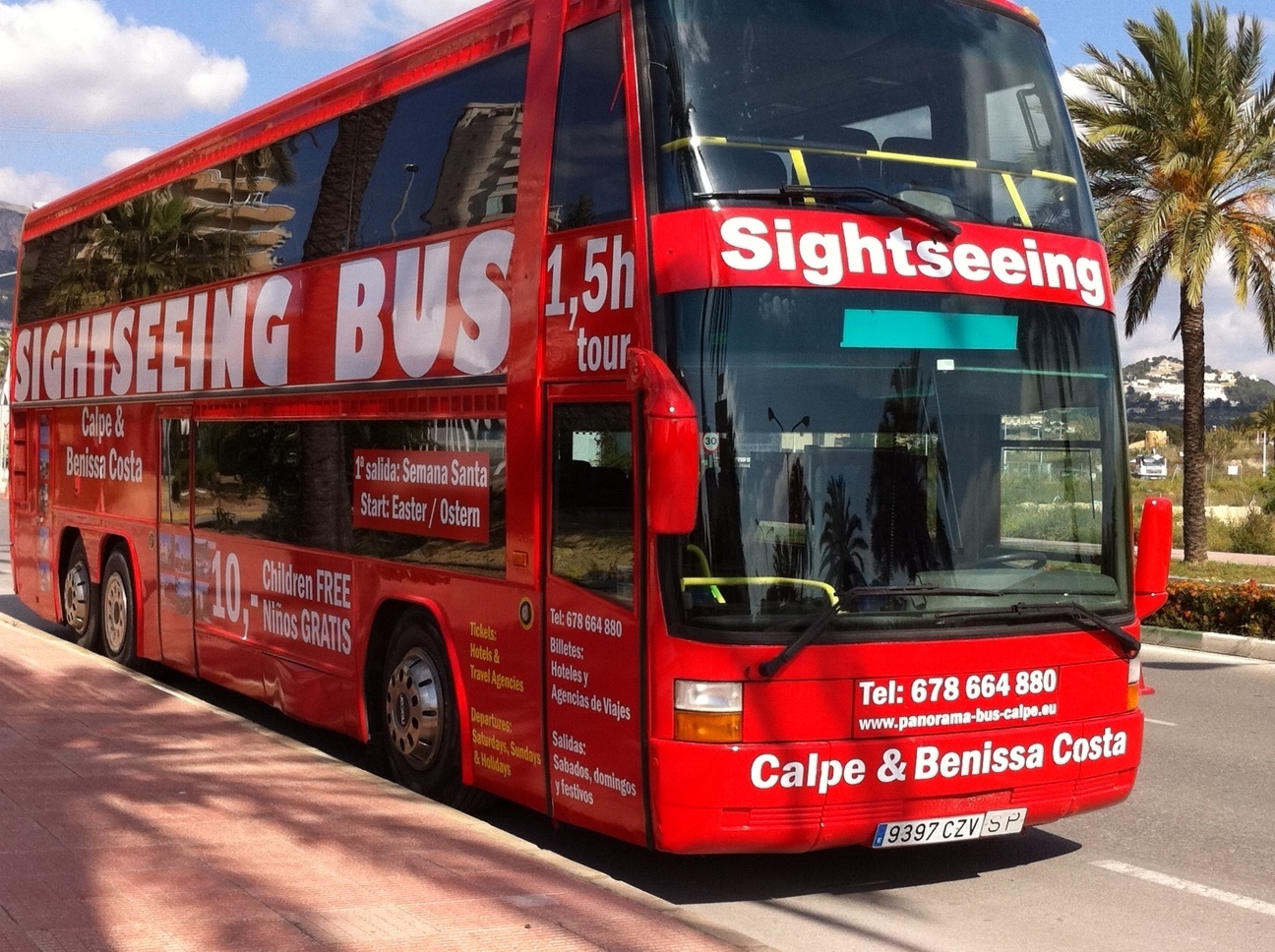 mario schumacher: Sightseeing Bus en Calpe