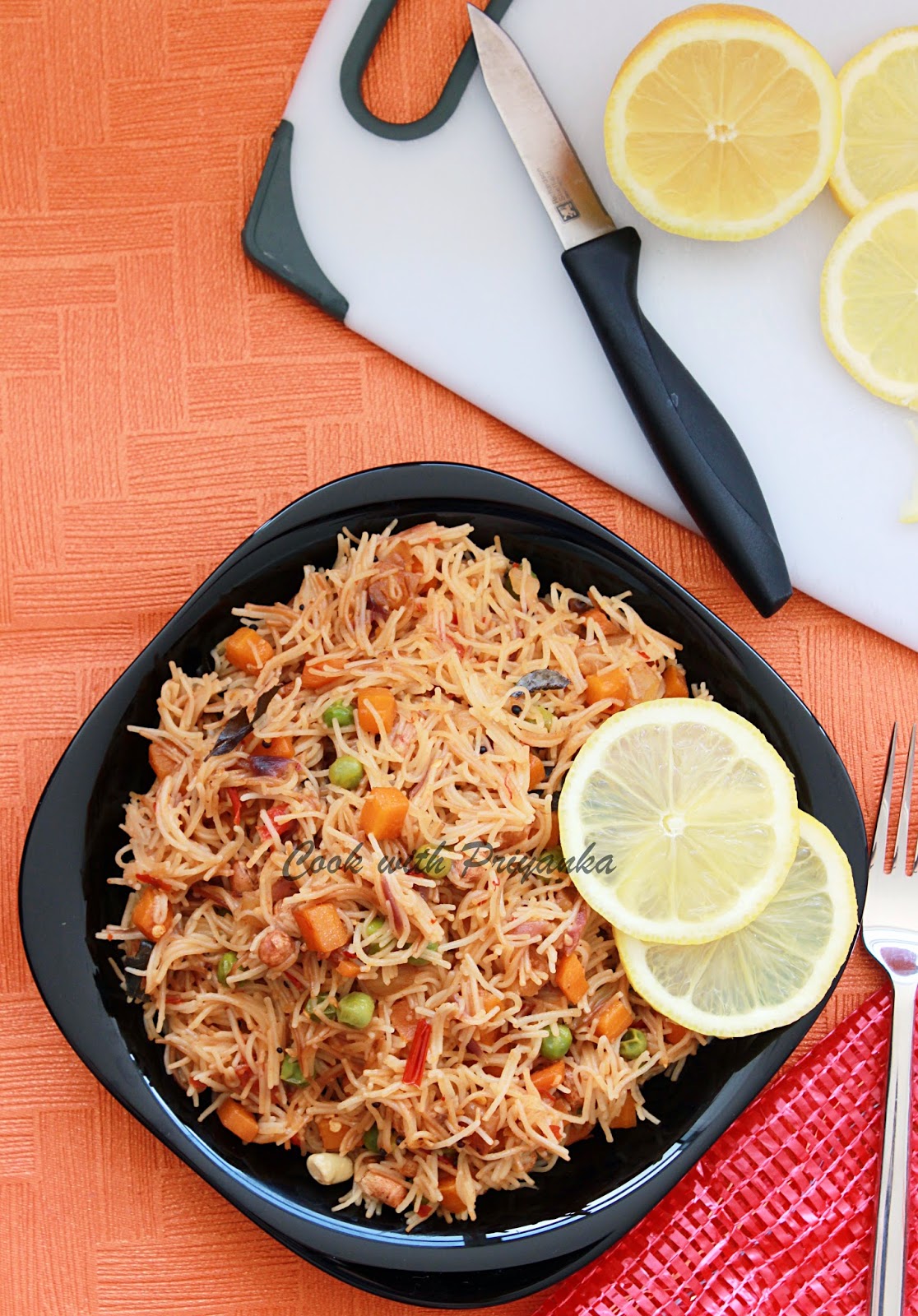 Cook with Priyanka: Vermicelli upma/Vegetable Semiya