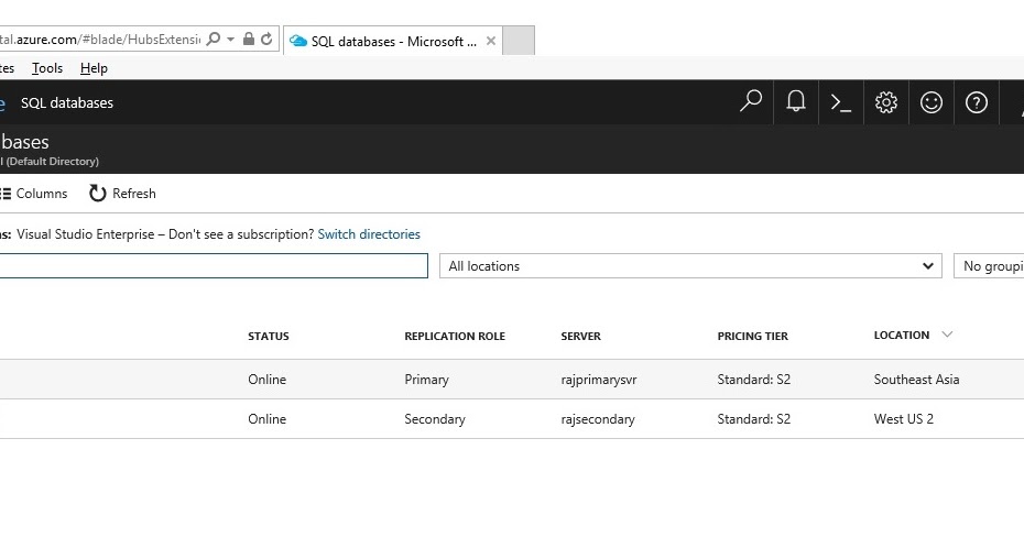 SQL and SQL only: SQL Azure Databases - Active Secondary - Failover - Part 3