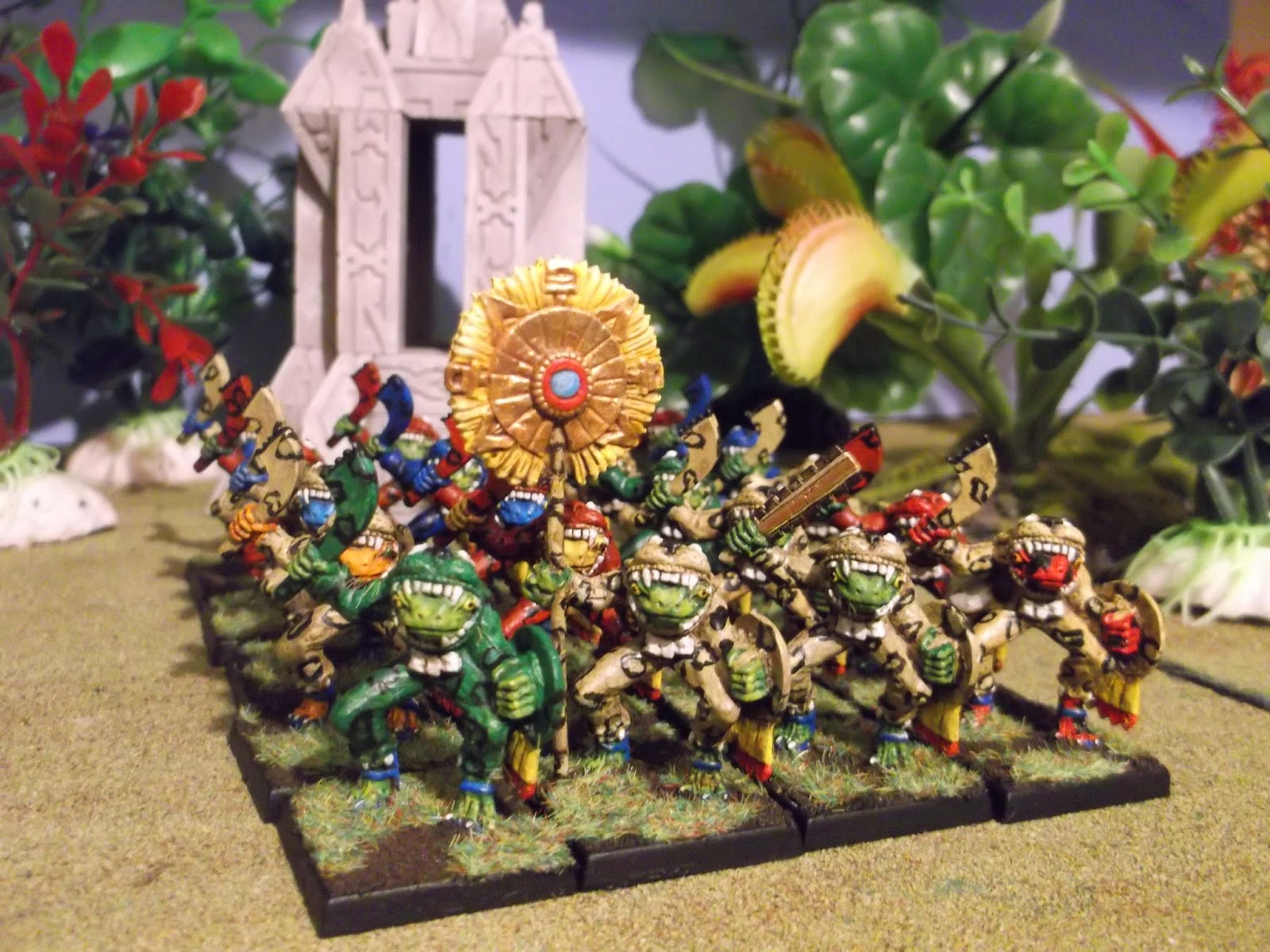 Goblin Lee's Miniatures Blog. : 5,000 point Slann army ready to march ...