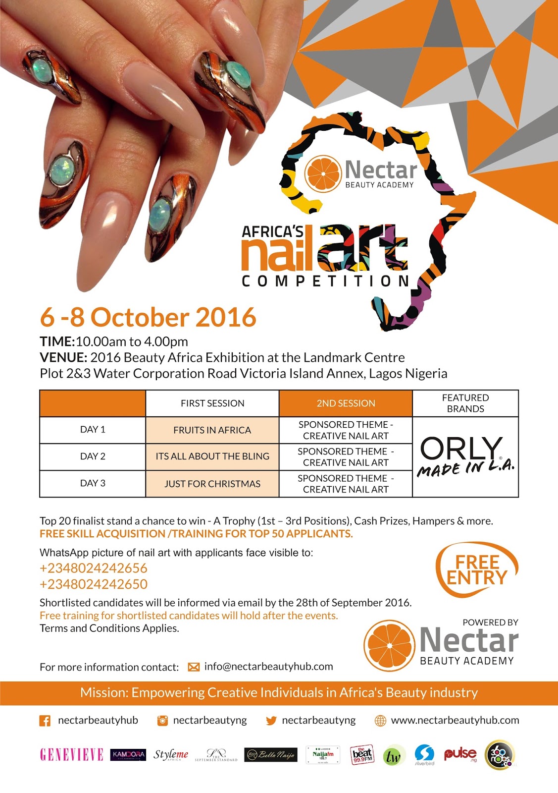 WIN 1 MILLION NAIRA | AFRICA'S NAIL ART COMPETITION | Beauty In Lagos