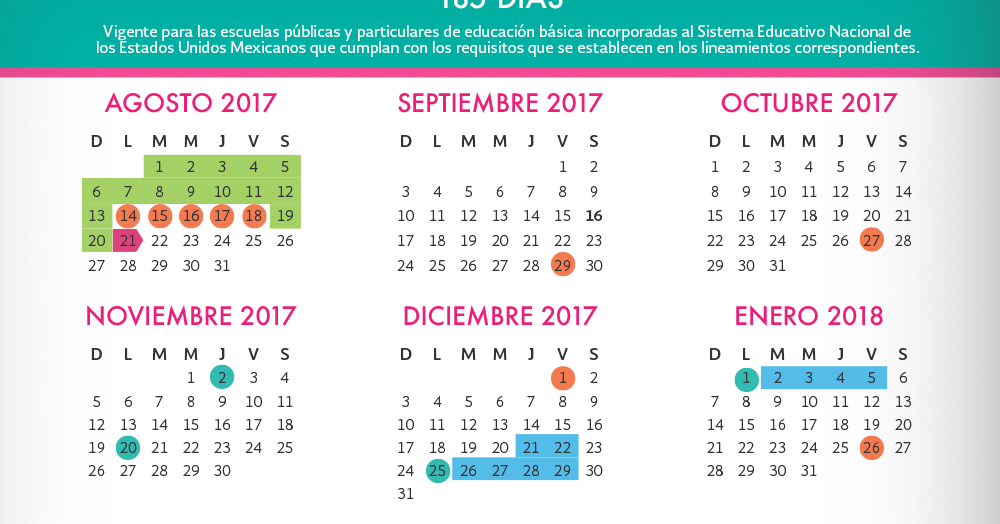 Para cada escuela, el mejor calendario