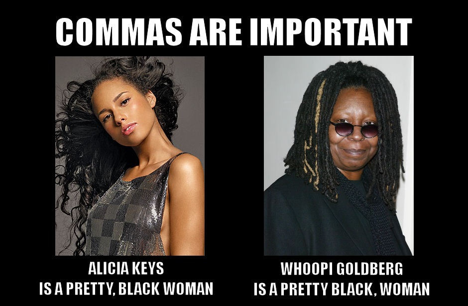Just for fun pic: This Is Why Commas Are Important
