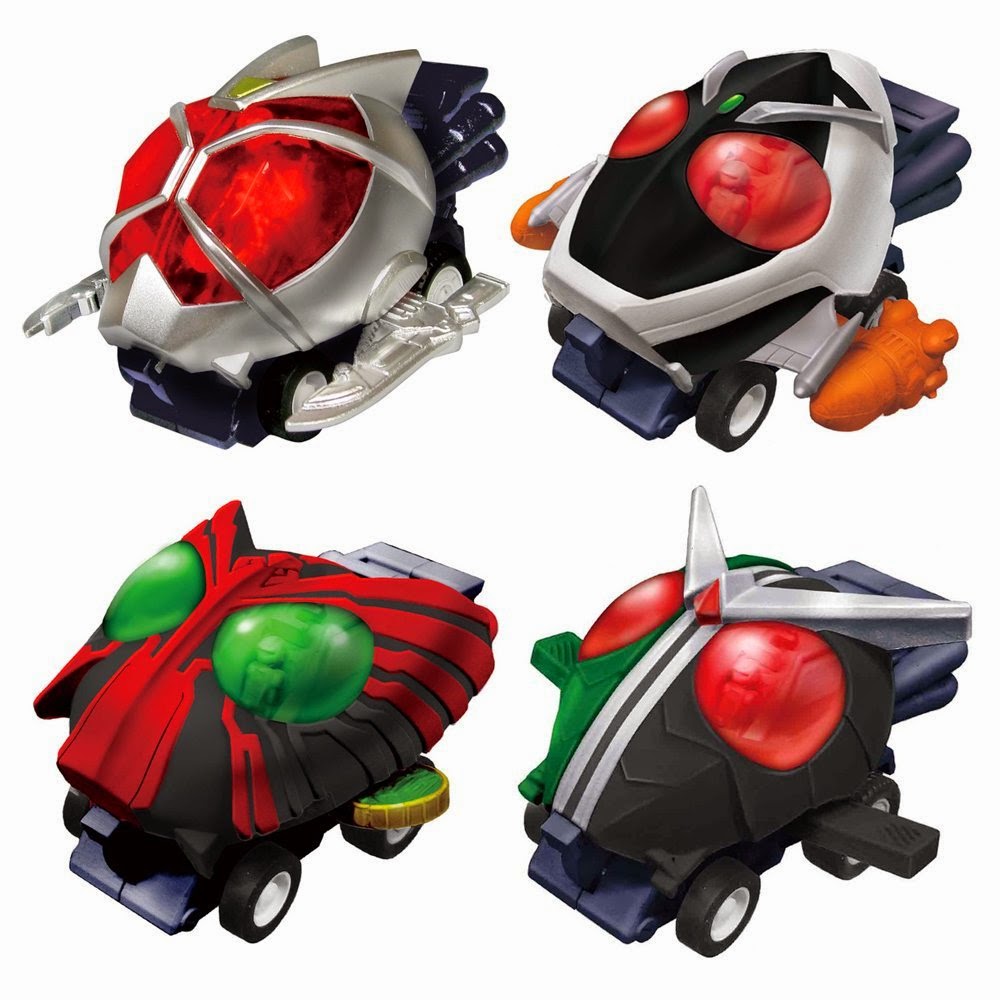 Kamen Rider Drive Updates: Mini Cars called the Rider Character Backer