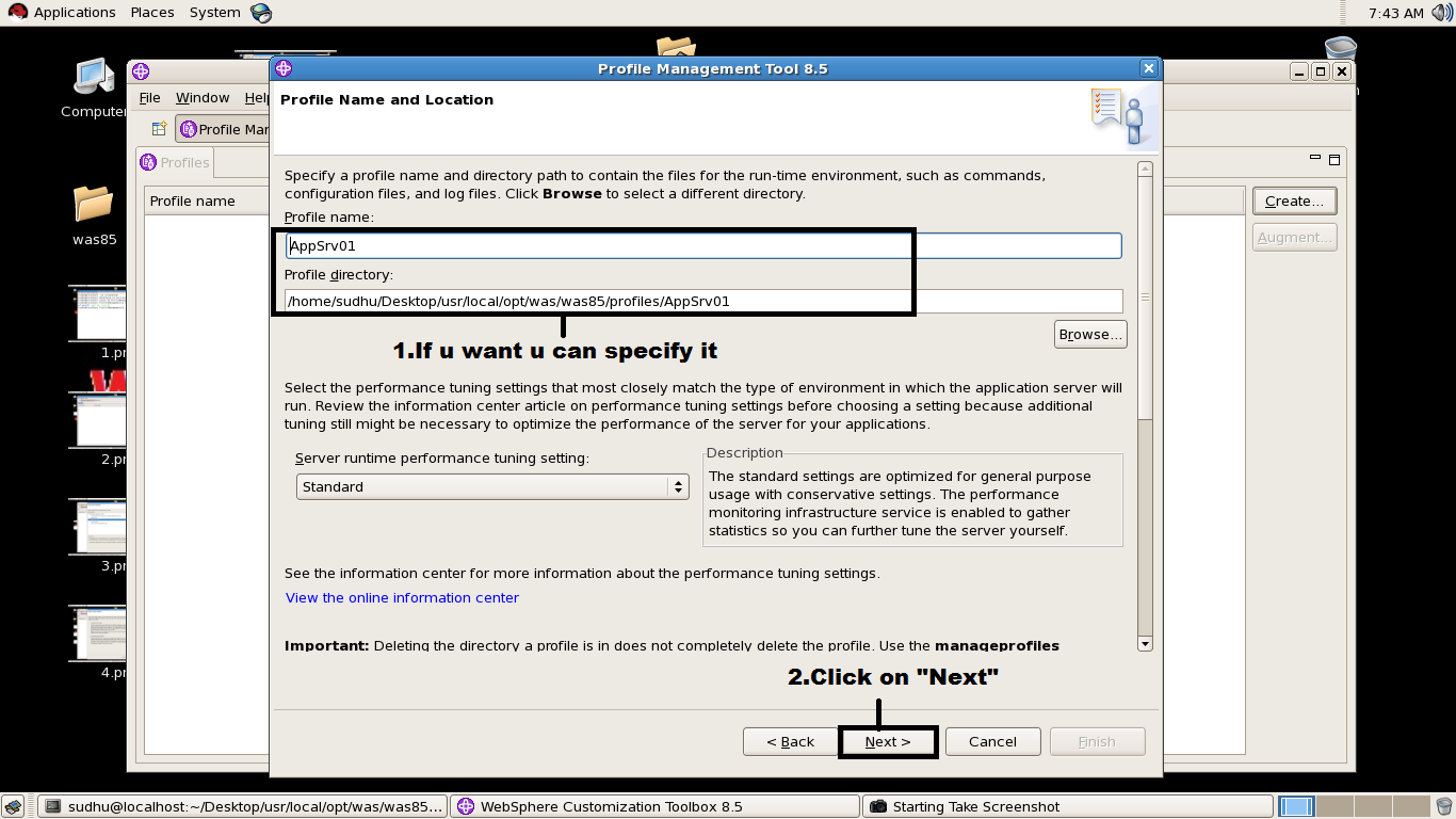 IBM WebSphere Application Server: creating Application server profile in WebSphere application ...