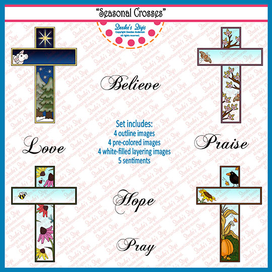 Daffodil Cards: Christmas Cross