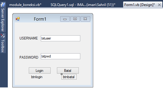 Tutorial Membuat Form Login Beserta Pemberian Hak Akses VB.NET ...
