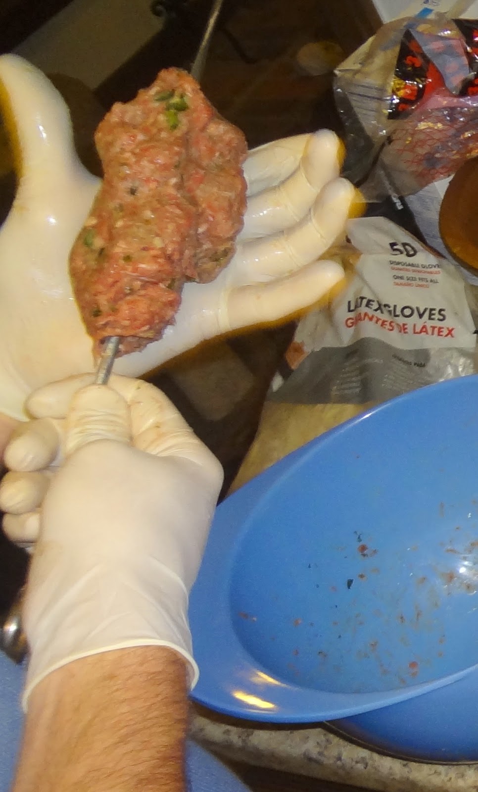 Attack of the Hungry Monster: Ground Lamb Kabobs