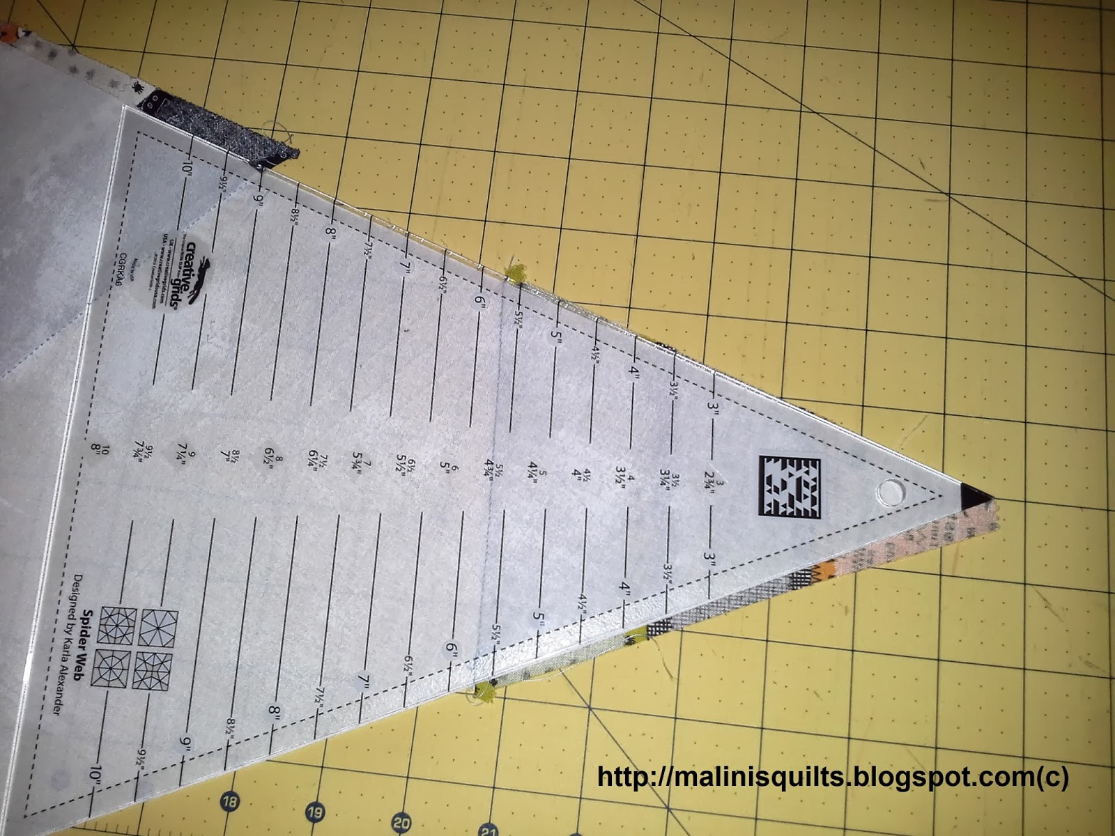 Updated Cute and Spooky Spider Web quilt tutorial