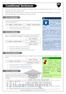 321 Learn English.com: Grammar: Conditional Sentences (Level: B1)