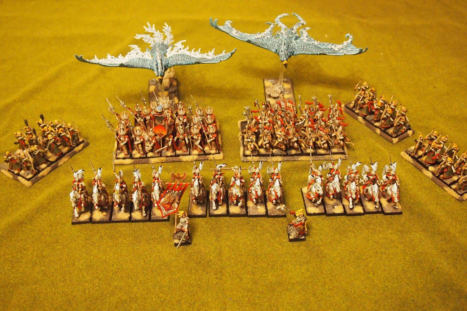 The Brush of Doom: High Elf army lists with Pics!