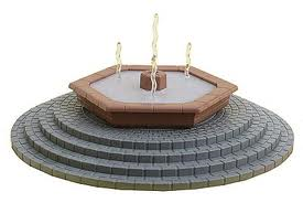French Model Railway: HO scale fountain - an idea