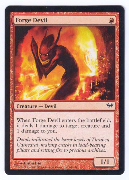 Magic the Gathering Adventures: Red half deck from the 2013 Deck ...