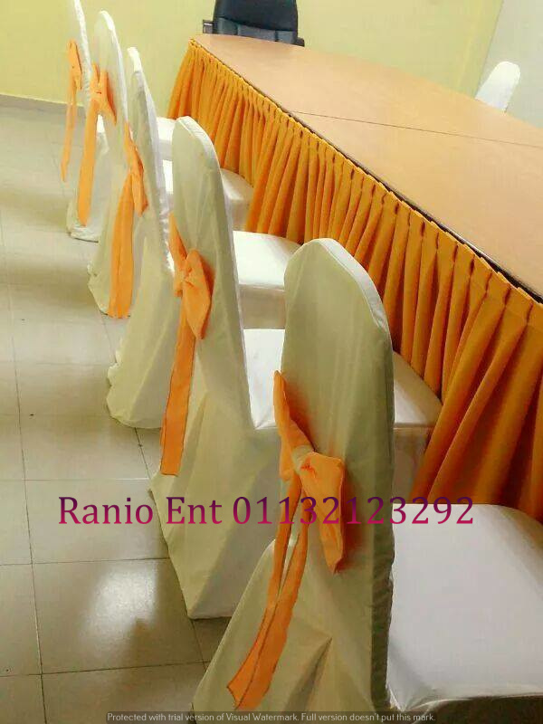 Sewa Sarung Kerusi Plastik dan Banquet - Rania Canopy Rental