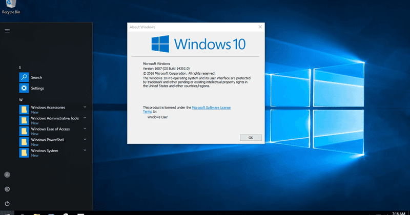 Bộ cài Windows 10 Pro Lite Version 1607 phiên bản rút gọn tính năng