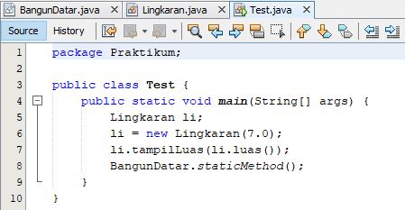 Praktikum Pemrograman Berorientasi Objek (PBO) Modul 7 (Java)