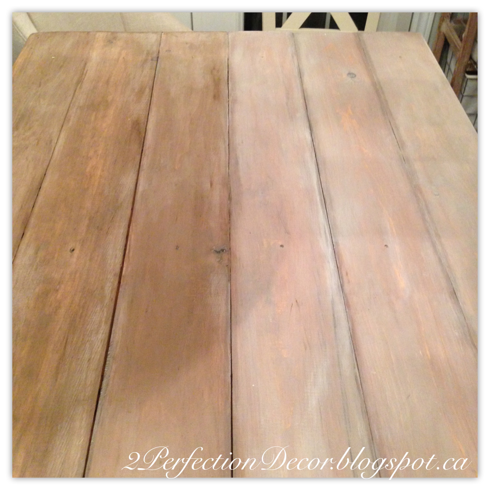 2Perfection Decor: How to create a rustic aged wood look