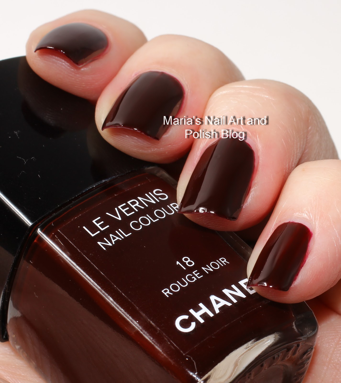 Marias Nail Art and Polish Blog: Chanel Rouge Noir 18 - first released ...