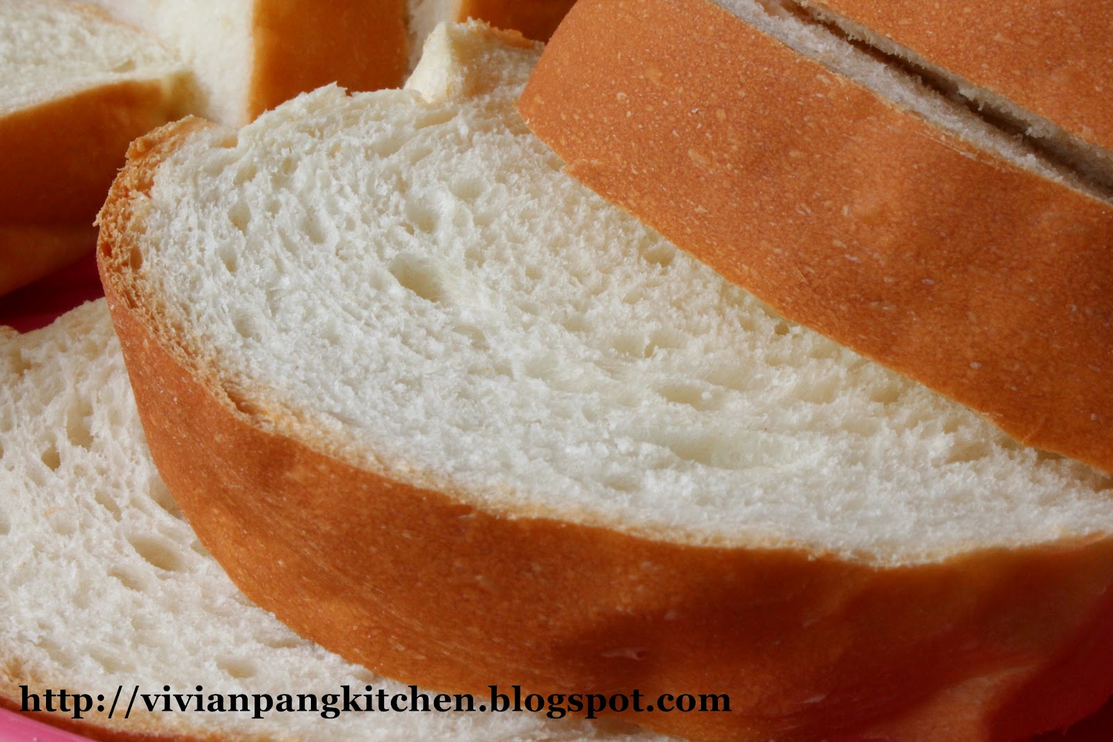Vivian Pang Kitchen: Milky Loaf Bread/ Straight Dough Method