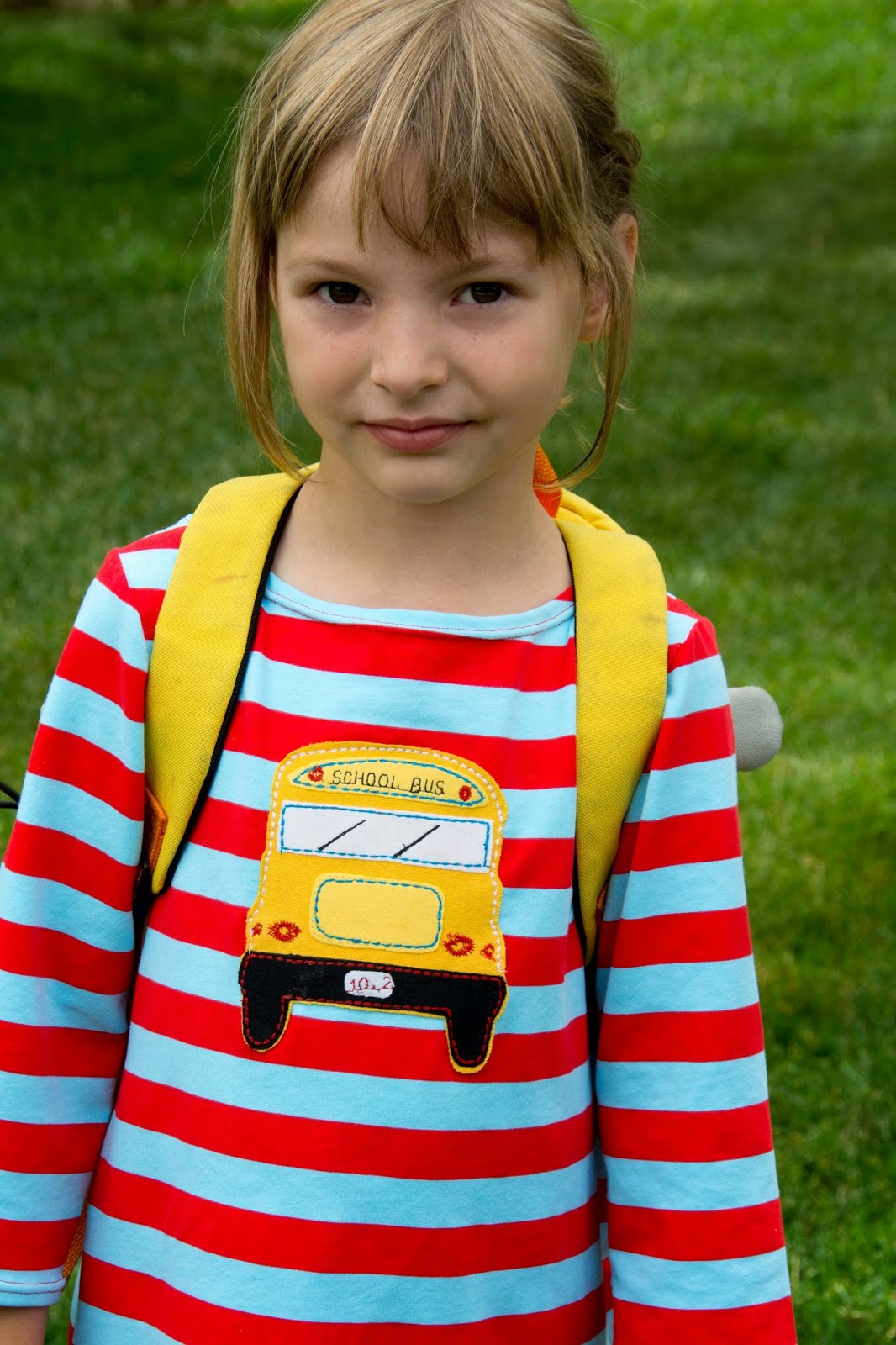 Aesthetic Nest: Sewing: School Bus Applique for Bernina "We All Sew"