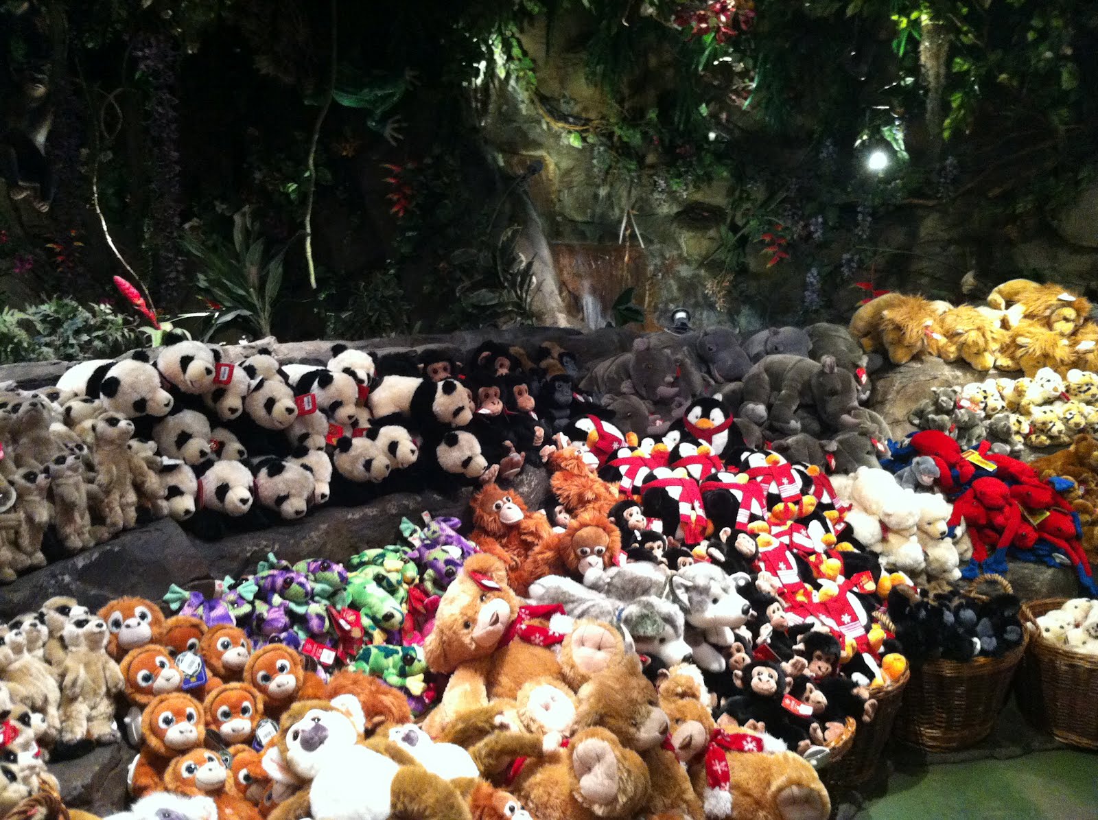 Cheese and Biscuits: The Rainforest Café, Piccadilly